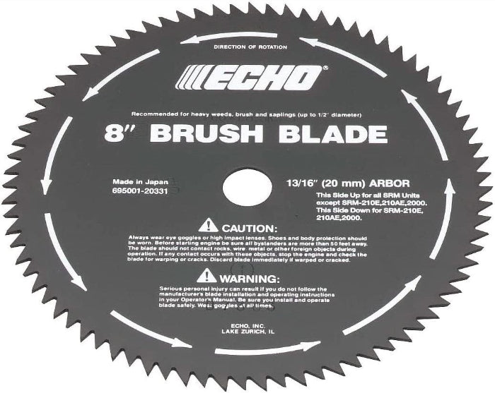 ECHO 8 inch 80-Tooth Brush Blade 25mm Arbor – Kooy Brothers Lawn Equipment