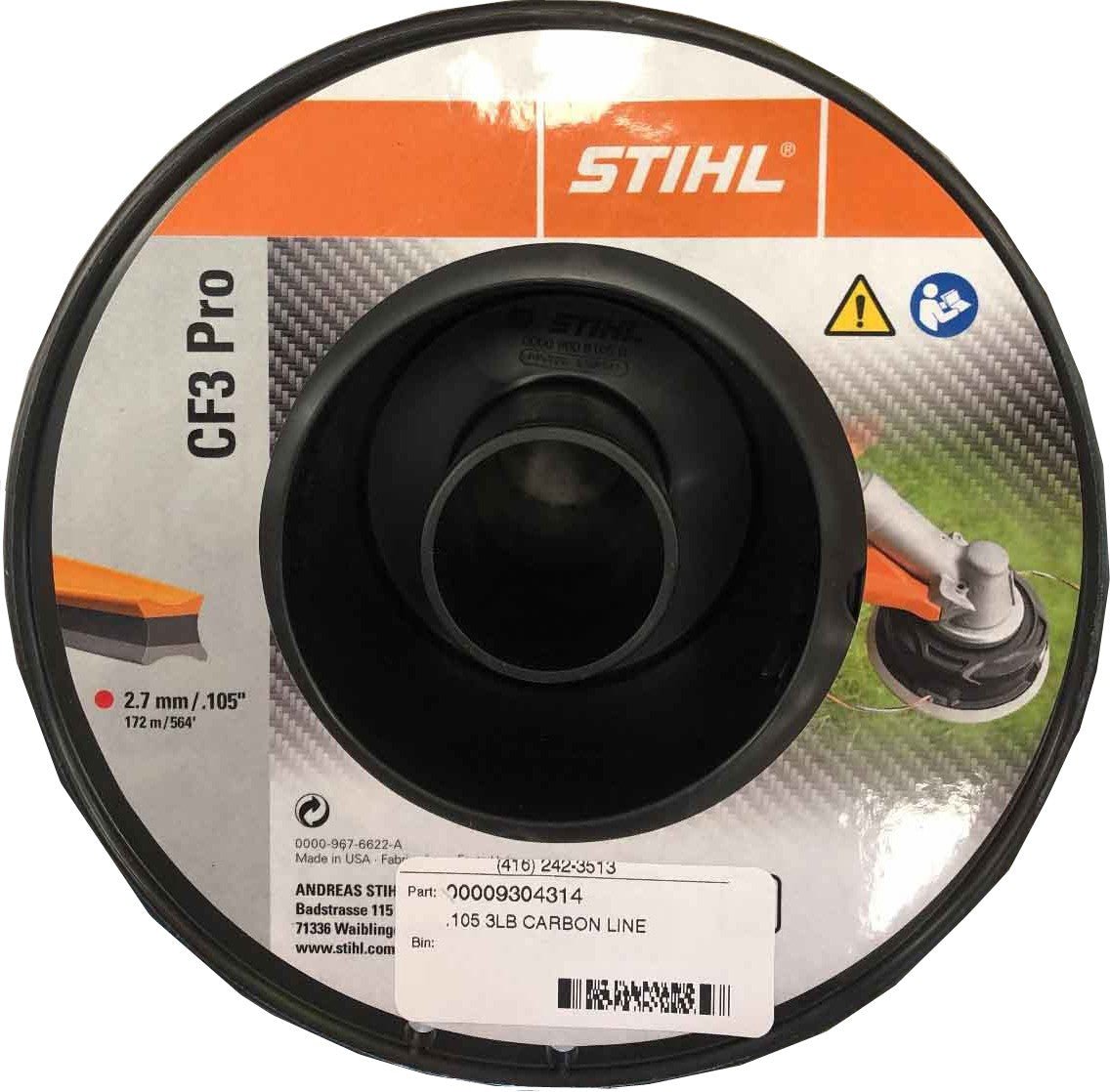 Stihl .105 Carbon Trimmer Line 3lb Roll – Kooy Brothers Lawn Equipment